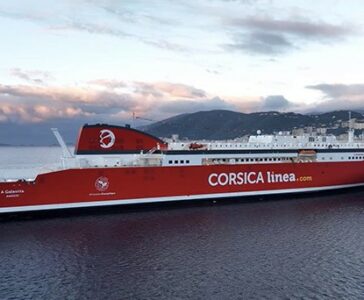 Corsica Linea dévoile son 1er navire propulsé au gaz naturel - CA